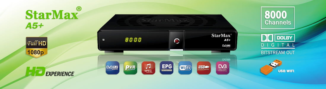 StarMax A5 Plus Full HD Receiver Software - Dish Download
