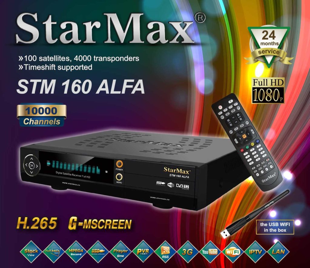 StarMax STM 160 ALFA Full HD Receiver New Software - Dish Download