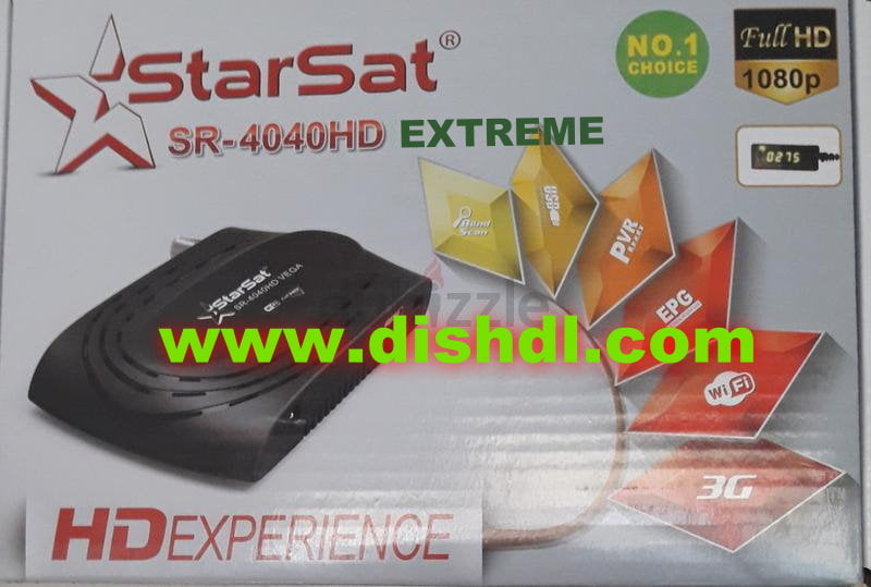 Starsat SR-4040HD Extreme New Firmware Update - Dish Download