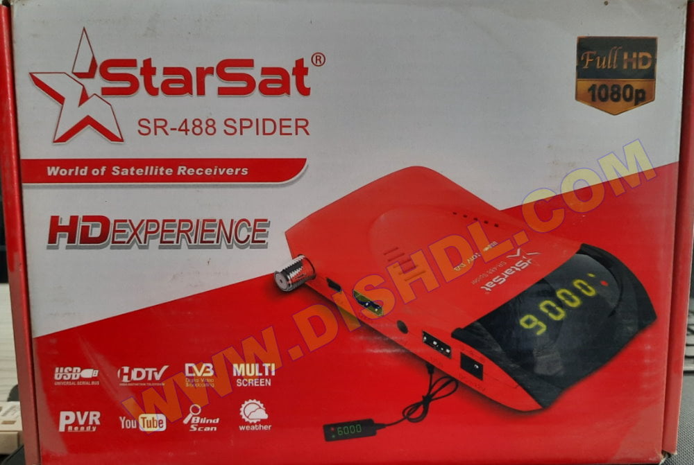 Starsat SR-488 Spider New Firmware Update - Dish Download