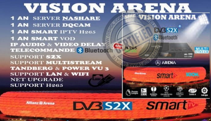 VISION ARENA NEW SOFTWARE UPDATE- Dish Download
