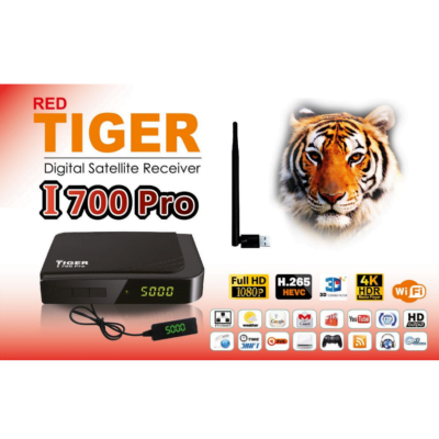 RED TIGER I700 PRO Receiver Software New Update
