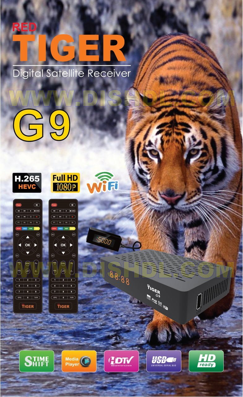 TIGER G9 H264 NEW SOFTWARE UPDATE