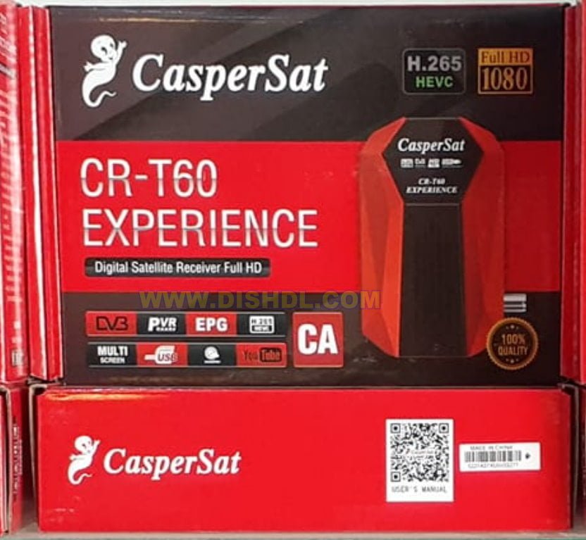 CASPERSAT CR-T60 EXPERIENCE SOFTWARE UPDATE - Dish Download