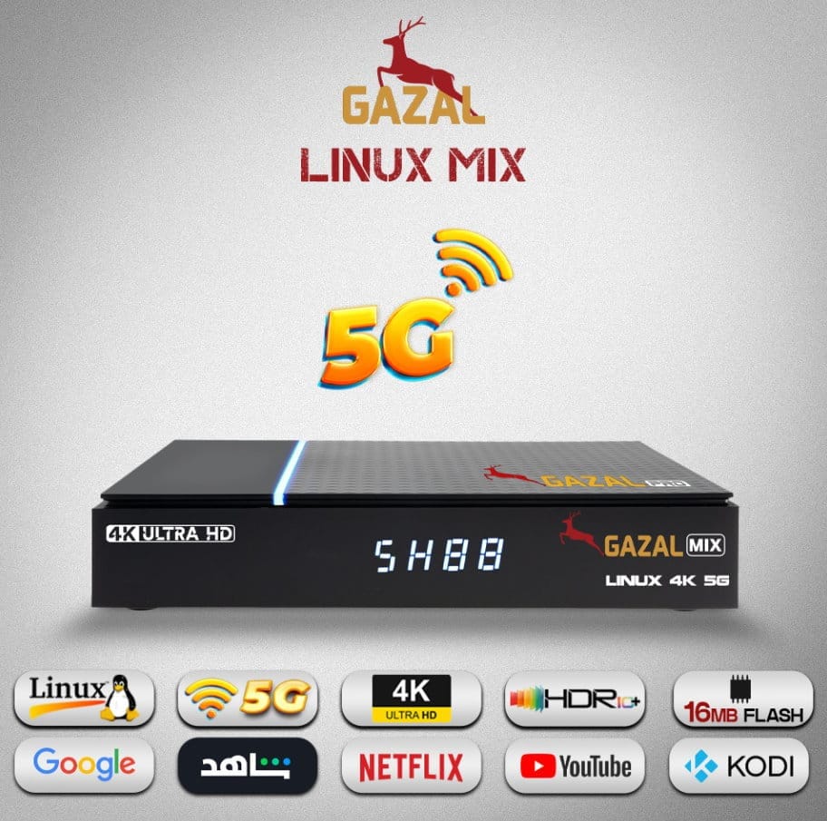 GAZAL LINUX MIX 4K 5G - Dish Download
